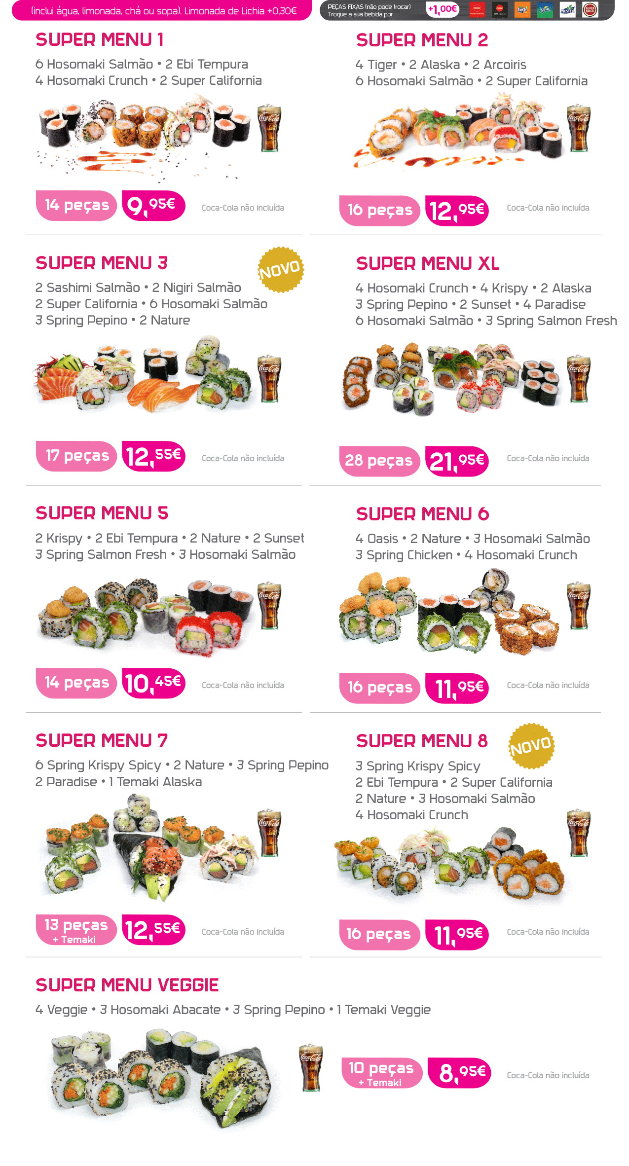 Menus | Hanami Sushi